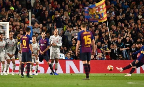 El Gol De Tiro Libre De Messi A Liverpool Elegido El Mejor Del Año De