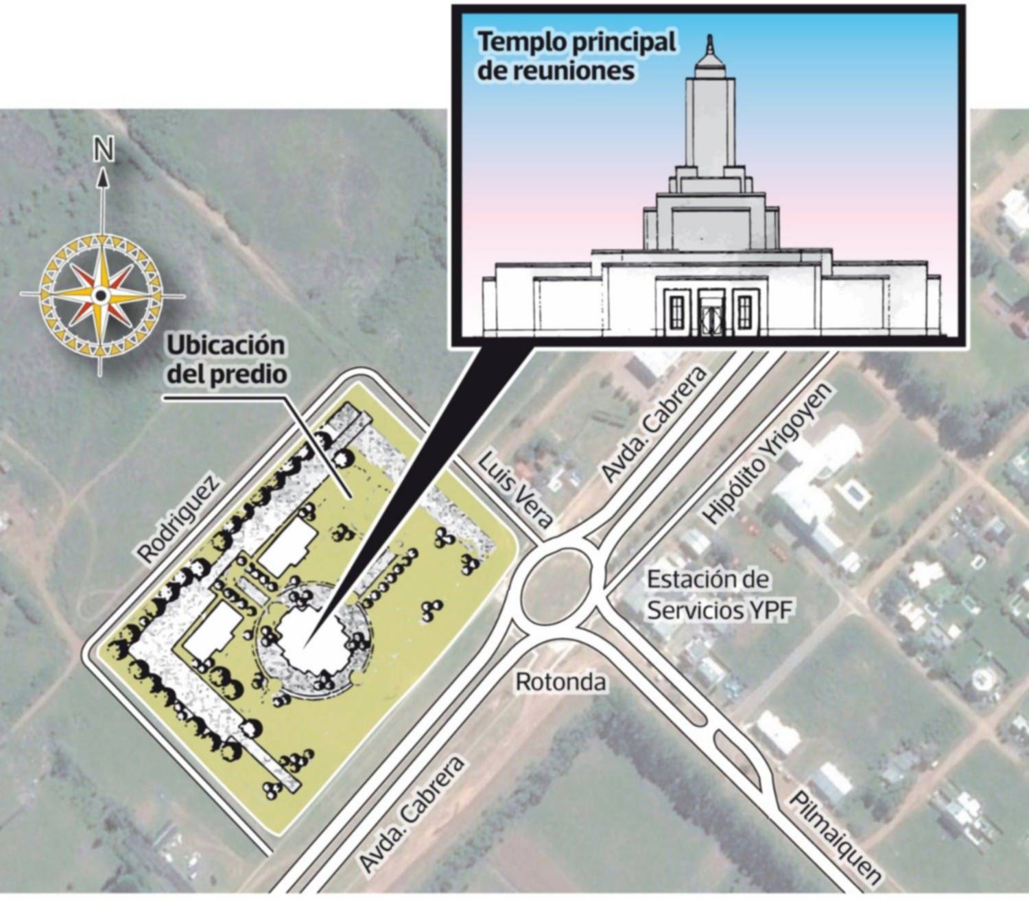 La construcción de la Iglesia Mormona se definirá en el CD