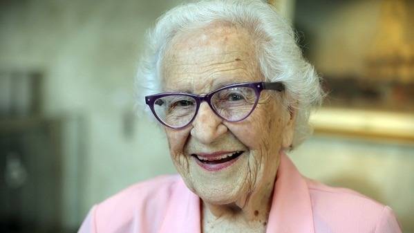 La historia de Amelia: tiene 95 años y es estrella publicitaria